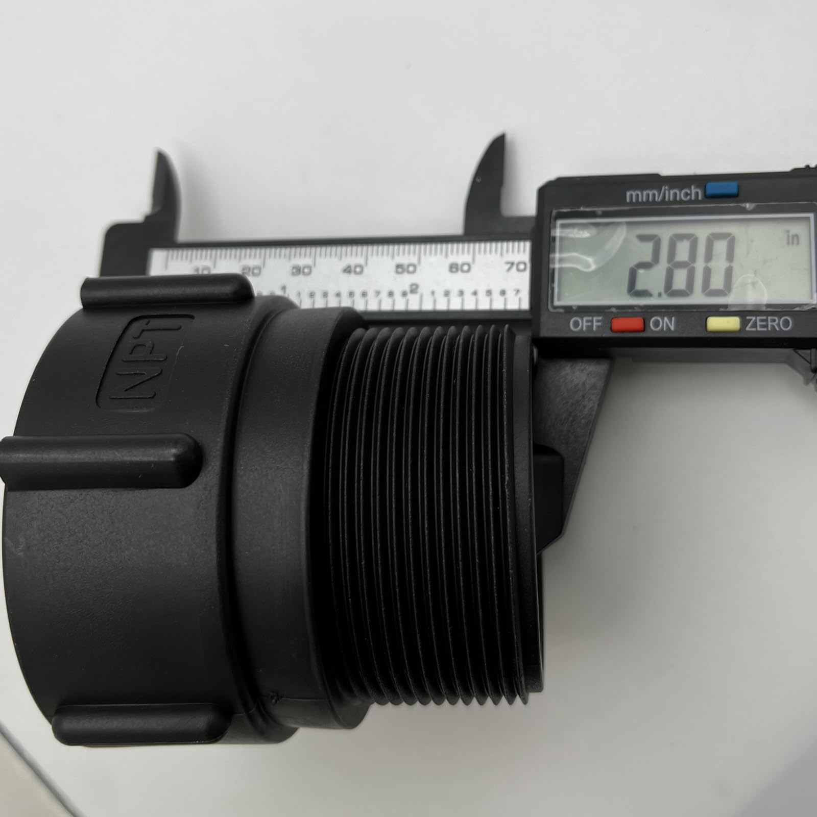 Snapklik.com : IBC Tote Fittings Adapter 2" Female Buttress Coarse Thread X 2" Male NPT Pipe ...