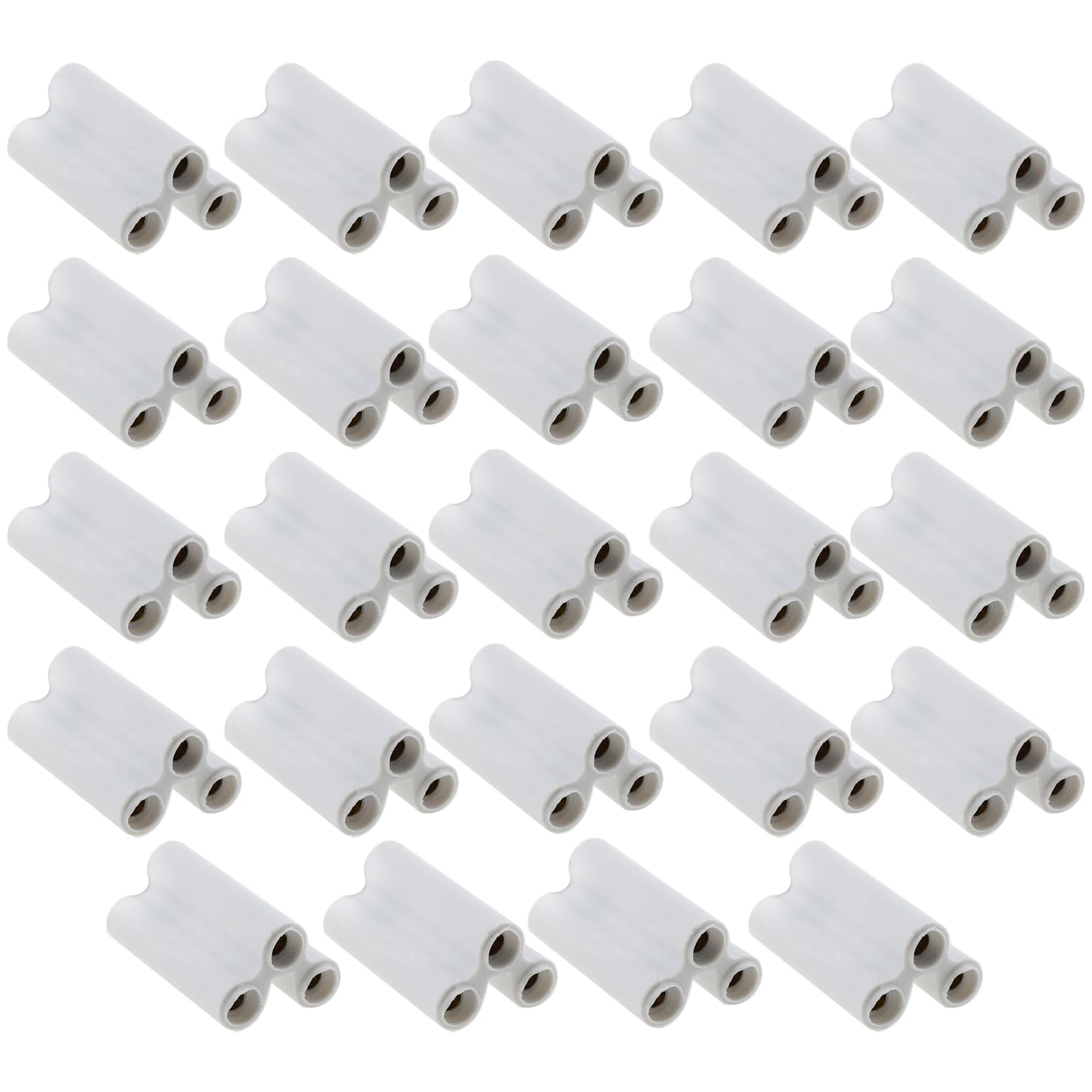 Heyous 24PCS T8 T5 LED Lamp Connector Double Ended 3Pin Adapter 20.5 mm ...