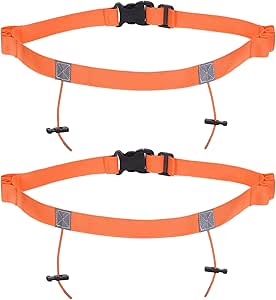 Amazon.com: PATIKIL Elastic Triathlon Running Belt, 2 Pack Adjustable ...