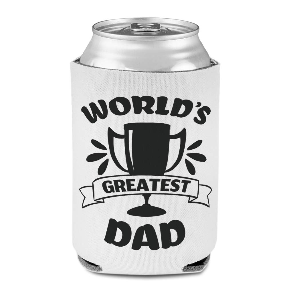 Amazon.com: Sleeves for Cans Drink Cooler World S Greatest Dad Papa ...