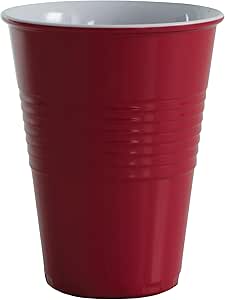 Serroni Miami Two-Tone Melamine Cup, 400 ml, Red : Amazon.com.au: Home