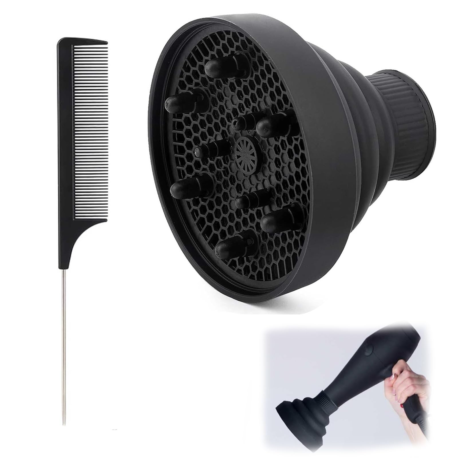 Diffuser Attachment For Hairdryer， Diffuser Hairdryer， Hair Diffuser ...