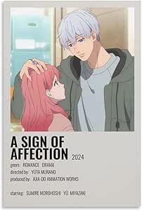 Amazon.com: JINGQEI A Sign of Affection Poster Canvas Wall Art Posters ...