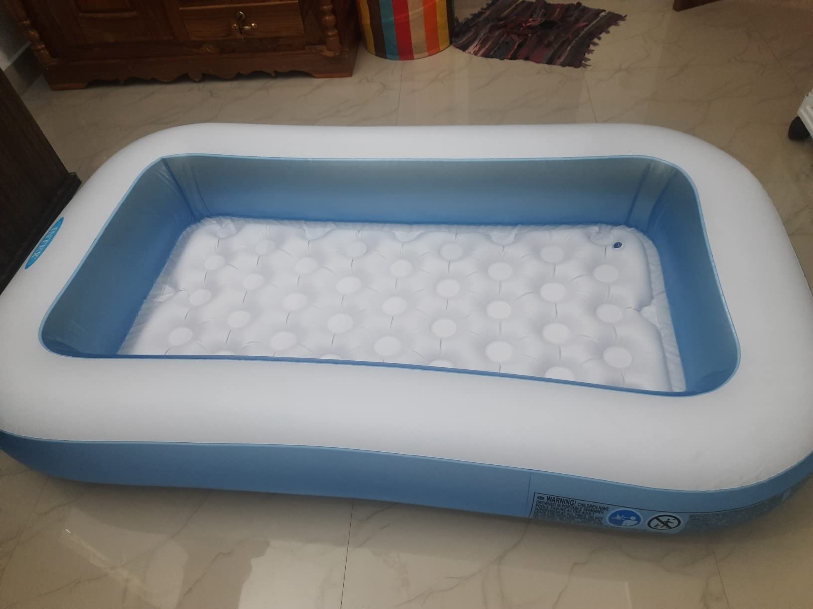 Buy Intex Miniature Vinyl Inflatable Rectangular Swimming Pool Online ...