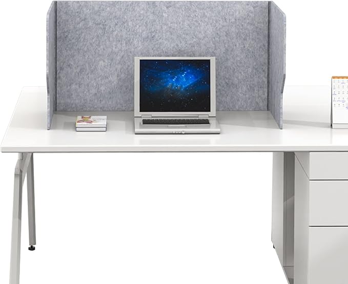 Amazon.com: WORDFUN Table Top Privacy Divider, FreeStanding Polyester ...