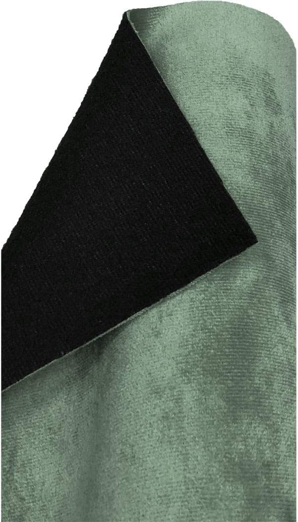 Amazon.com: A-Express Velvet Fabric with Backing - Soft One Way Stretch ...