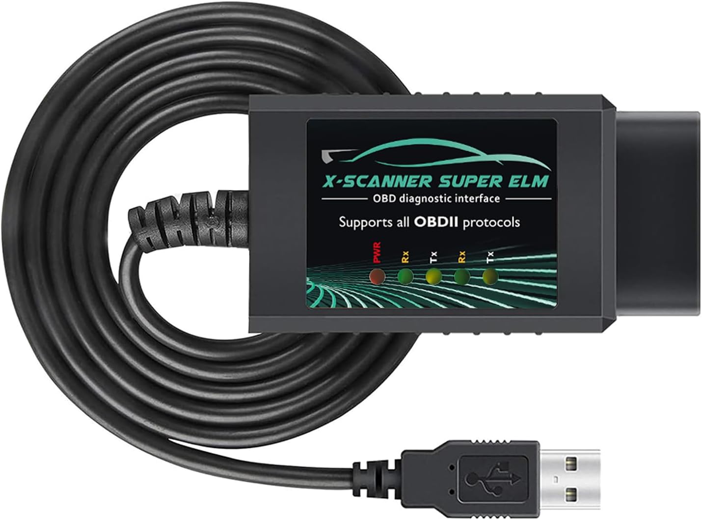 Amazon.co.jp: OBD2アダプター USB ELM327スキャナー FT232RL 18F25K80 V1.4 オリジナルチップ付き Ducati オートバイ OBDII 診断 ...