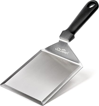 Amazon.com: HULISEN Stainless Steel Large Grill Spatula - 6 x 5 Inch ...