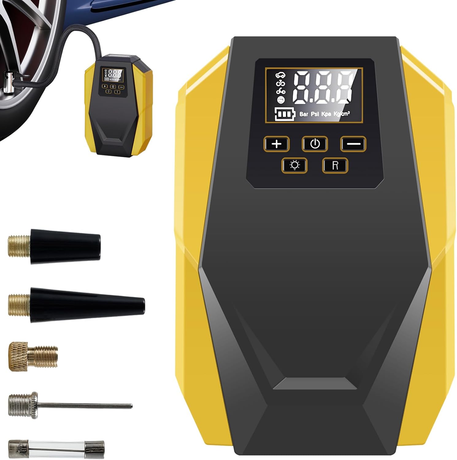 Amazon.com: Tire Inflator Portable Air Compressor with Digital Display ...