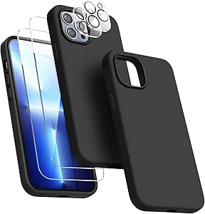 Amazon.com: Dssairo [5 in 1 for iPhone 13 Pro Max Case 6.7 inch, with 2 Pack Screen Protector ...