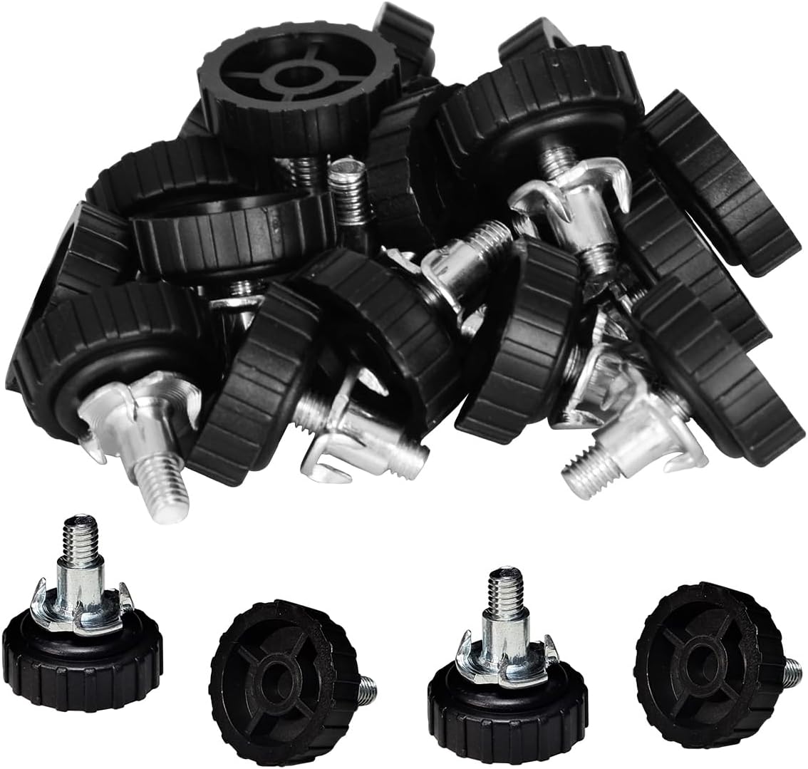 Amazon.com: 1/4" Thread Furniture Feet Levelers wth Nuts - 12Pcs ...