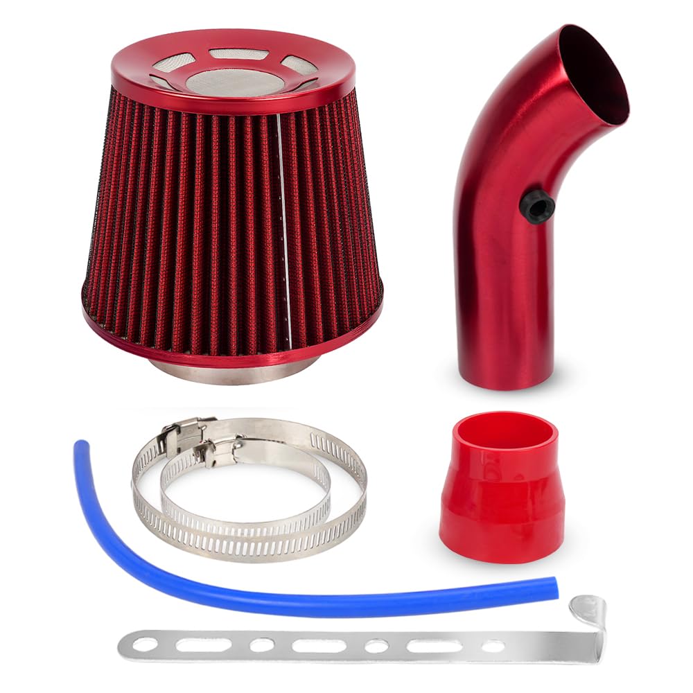 Snapklik.com : BARTOO 3 Cold Air Intake Kit Aluminum Automotive Cold ...