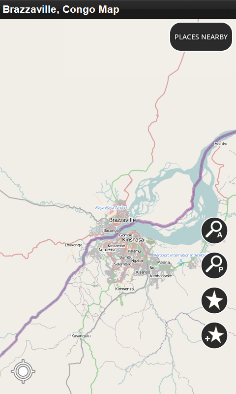 Brazzaville, Congo - Offline Map - App on Amazon Appstore