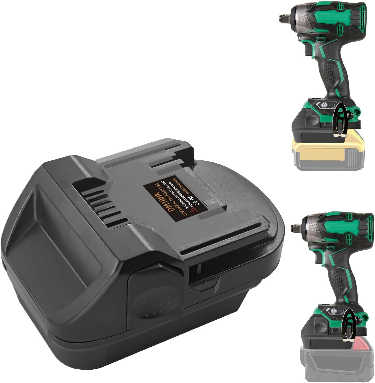 Amazon.com: UNIKI for Hitachi &for Metabo HPT 18V Li-ion Battery ...