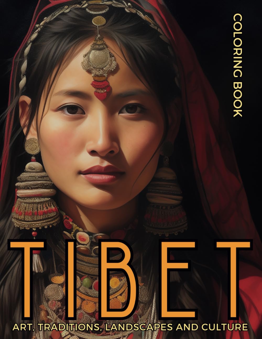 Amazon.com: Tibet Coloring Book - Art, Traditions, Landscapes and ...