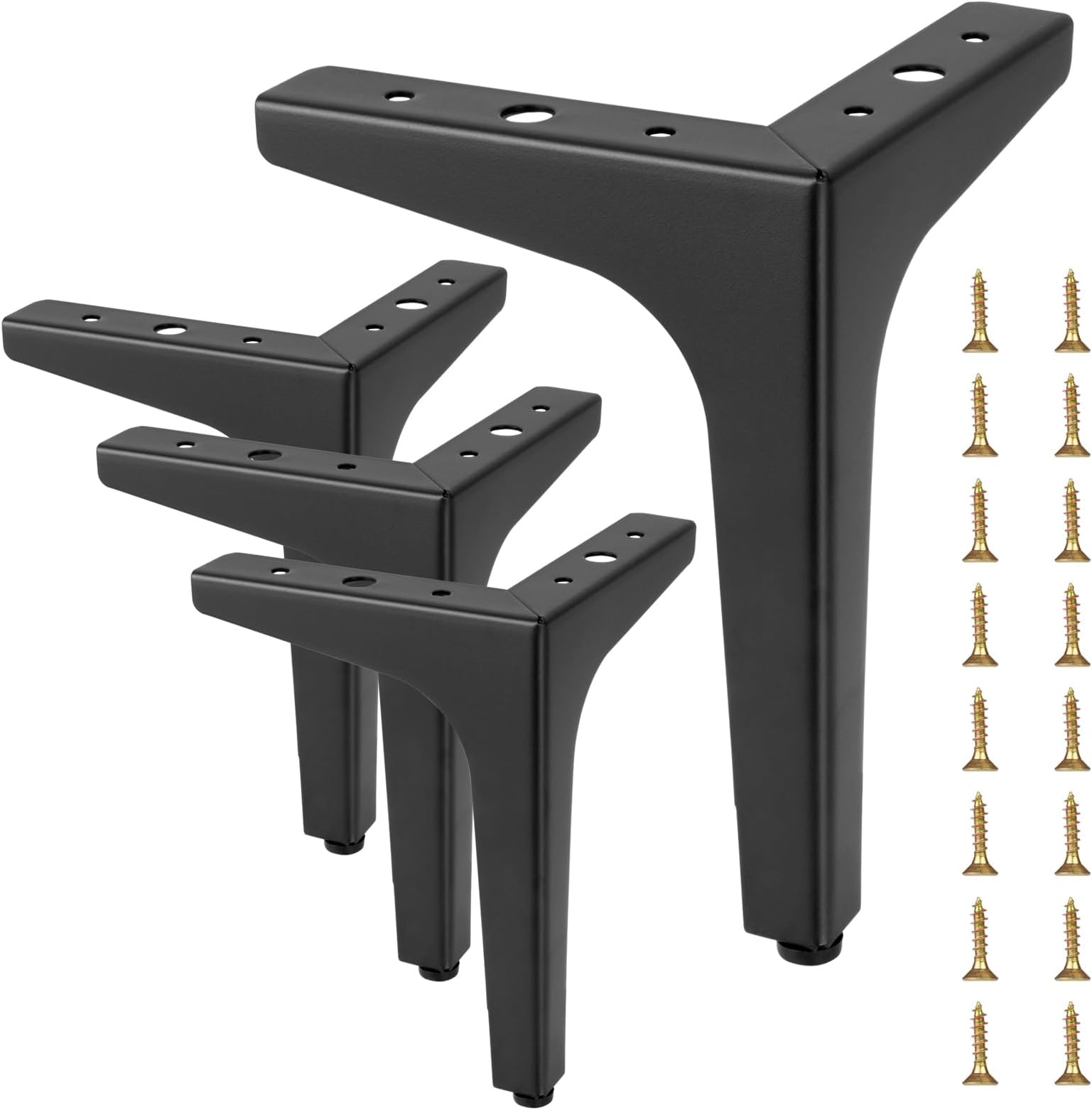 Amazon.com: Seimneire 4pcs 7 Inch Furniture Legs, Modern Style ...