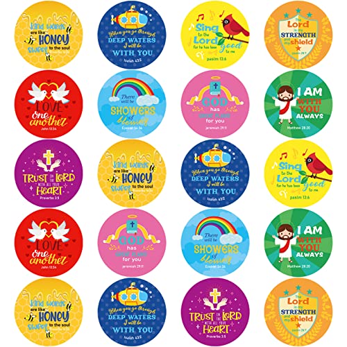 Snapklik.com : 600 Pcs Christian Stickers For Kids Bible Verse Faith ...