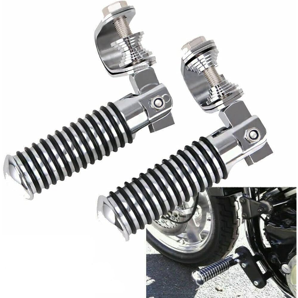 $7/mo - Finance OUMURS Foot Pegs For Motorcycles For 1" Crash Bar Foot ...