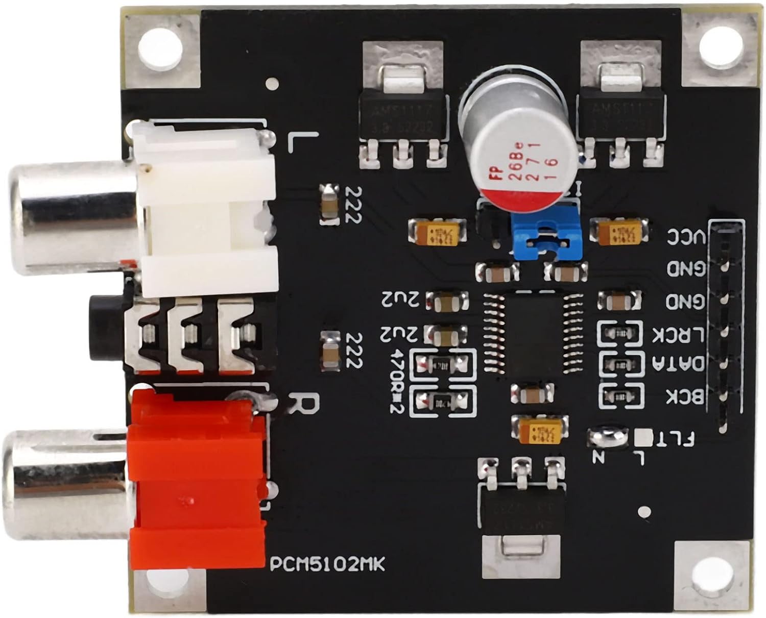 BOLORAMO DAC Decoder Module, 93db Distortion DAC Preamp Audio Decoder ...
