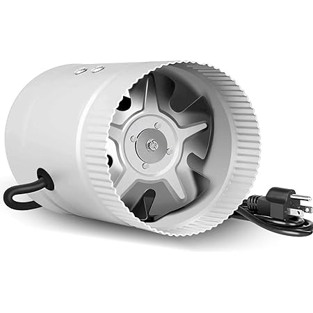 Amazon.com: iPower 4 Inch 100 CFM Booster Fan Inline Duct Vent Blower ...