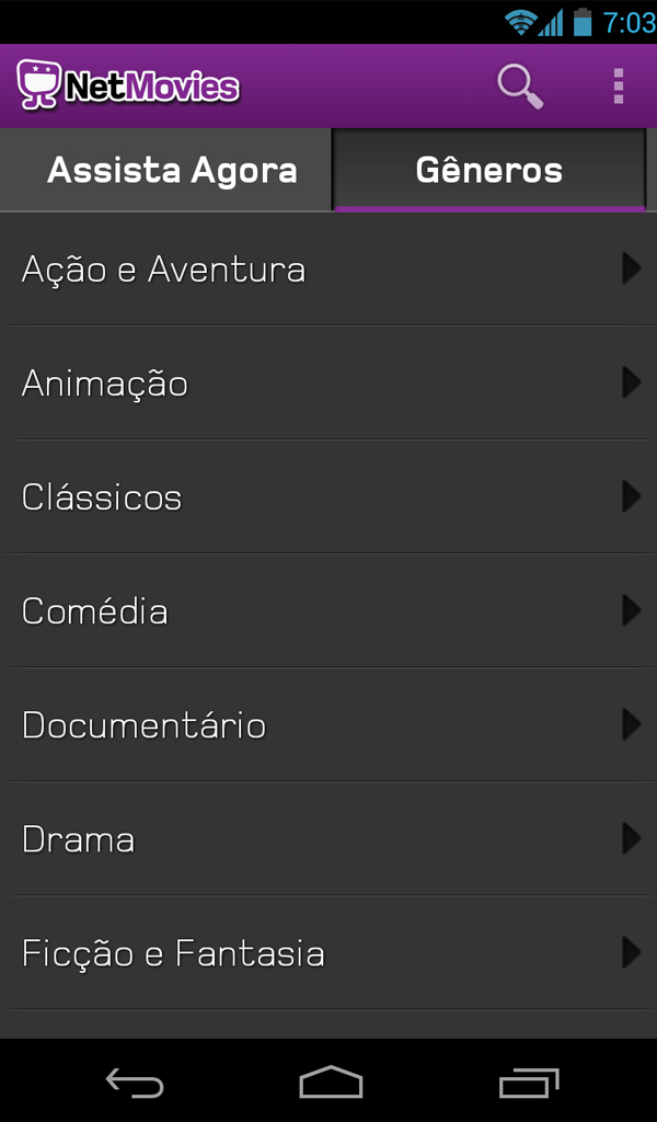 NetMovies - Aplicativo na Amazon Appstore