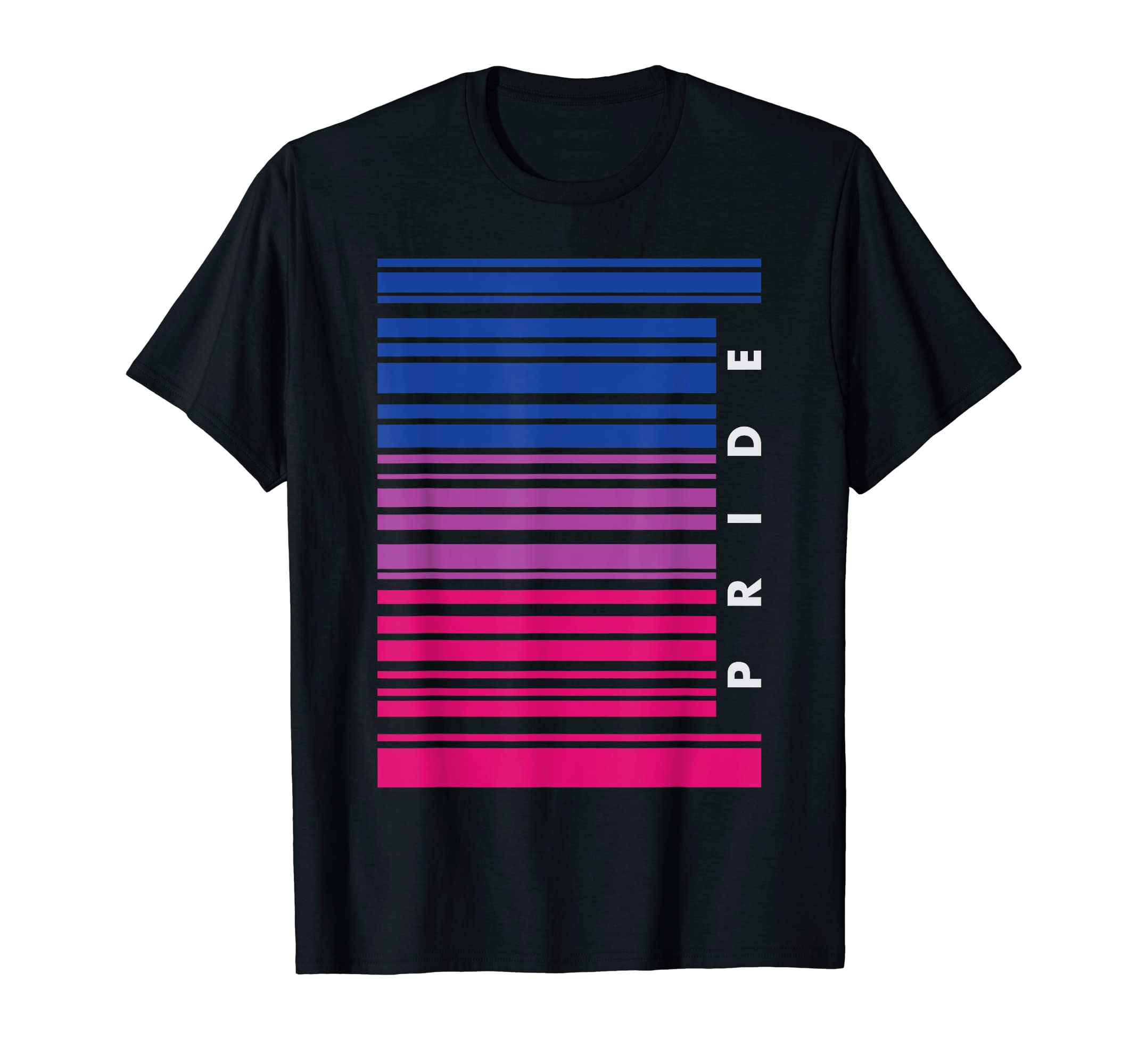Amazon.com: Barcode Bisexual Pride LGBT T shirt Lesbian Gay Flag Gifts ...