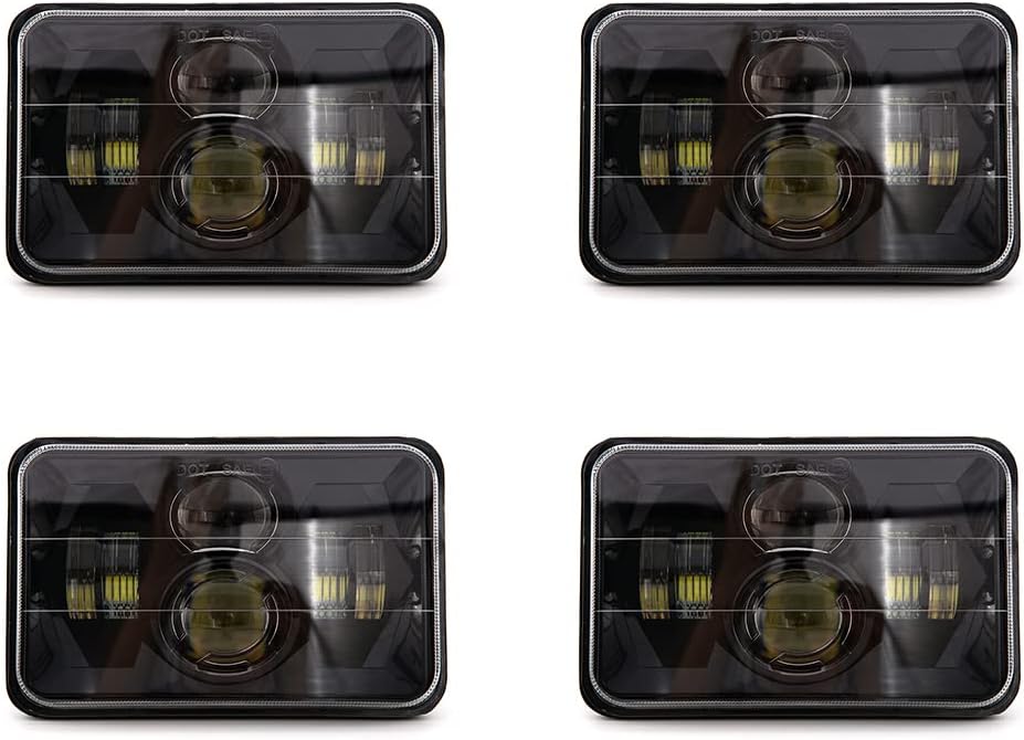 Amazon.com: DUILU LED Headlights 4x6 inch 60W DOT Approved Rectangular ...
