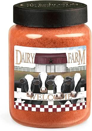 CROSSROADS ORIGINAL DESIGNS Dairy Farm Cinnamon Bun 26 Oz Scented Jar ...