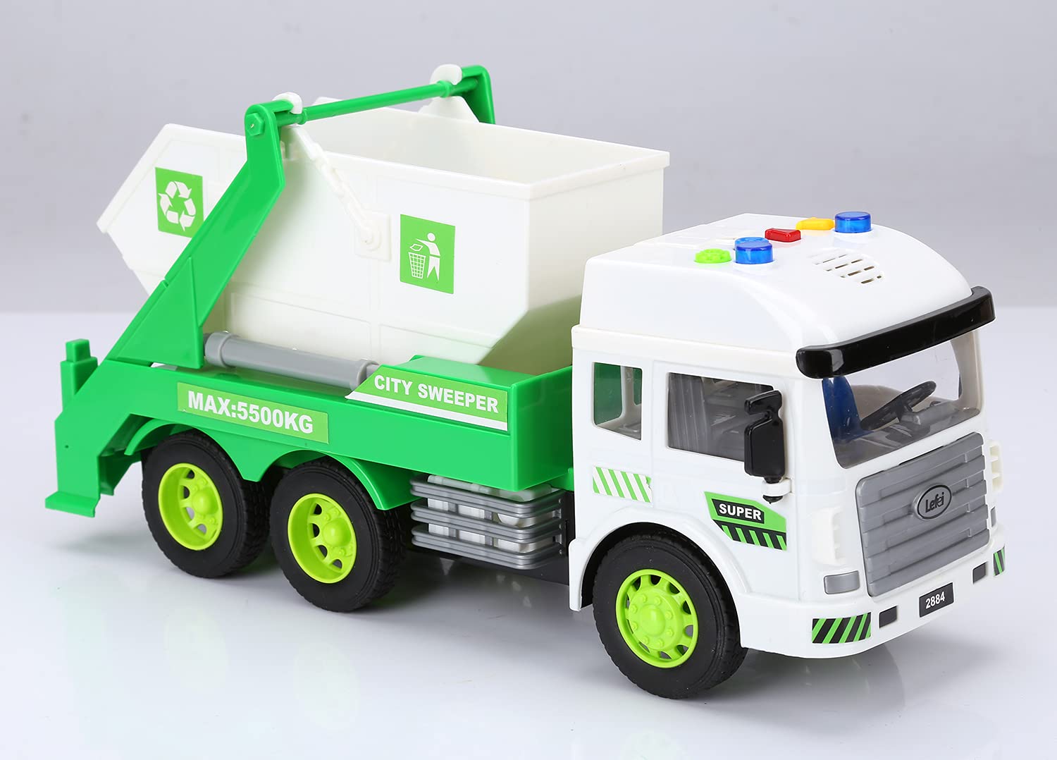 Garbage Truck Friction Powered Large Size Truck Toy With Sounds ...