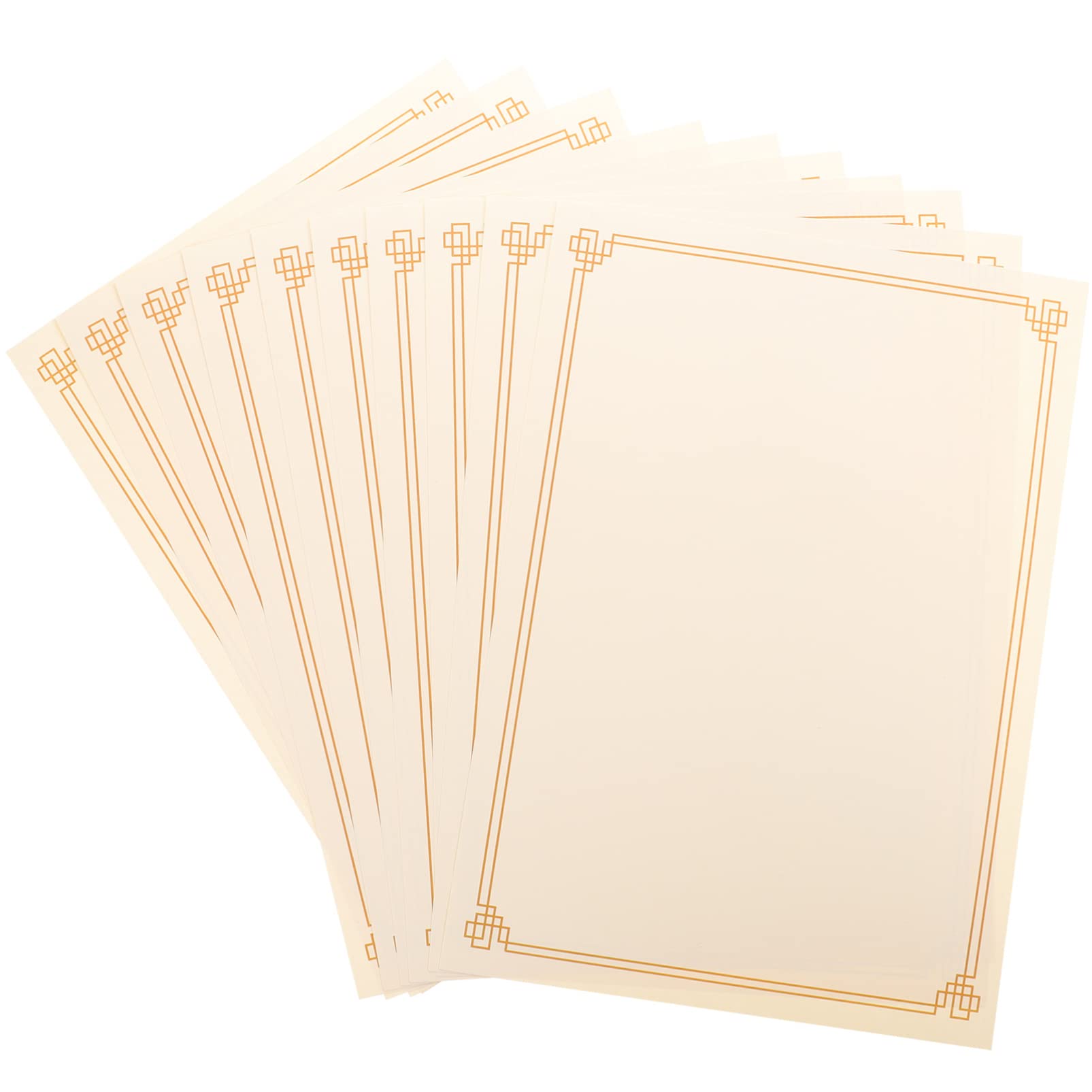 Amazon.com : Sewroro Letter Size Blank Papers Certificate Printing ...
