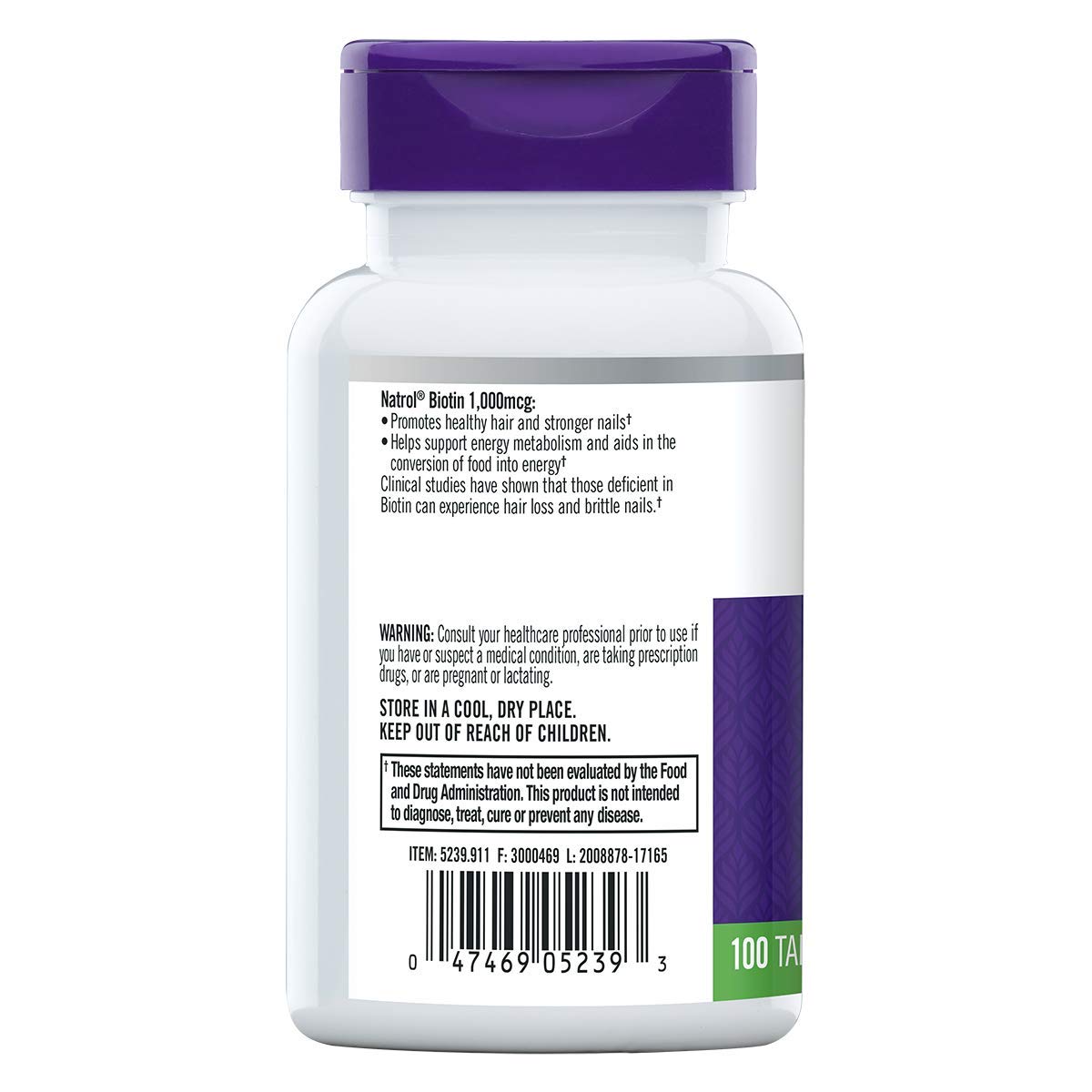 Natrol Biotin Plus With Lutein 60 Ct Walmartcom Spring Valley Kidney