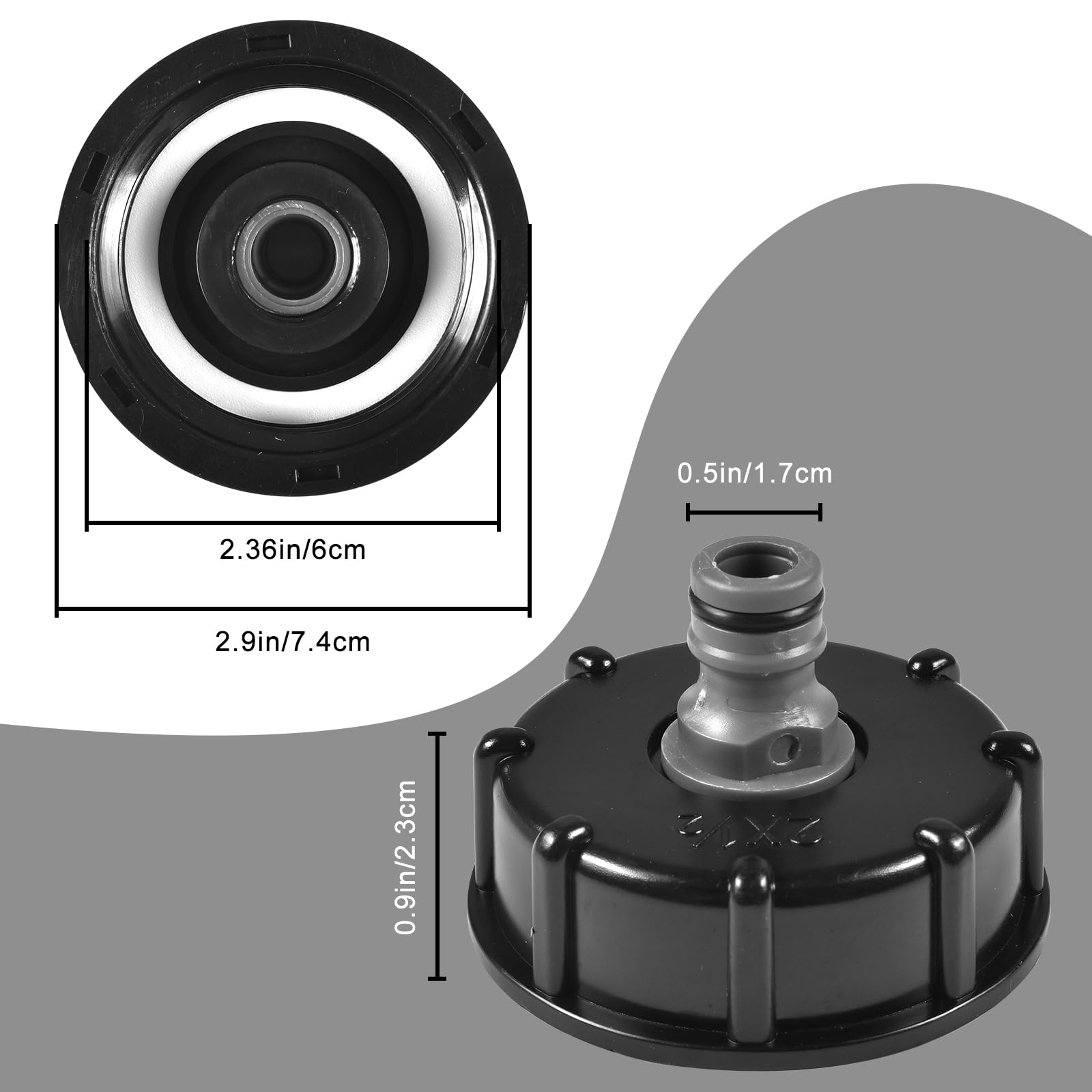 IBC Tank Fittings, S60X6, IBC Tank Adapter, IBC Connector, IBC Fittings ...