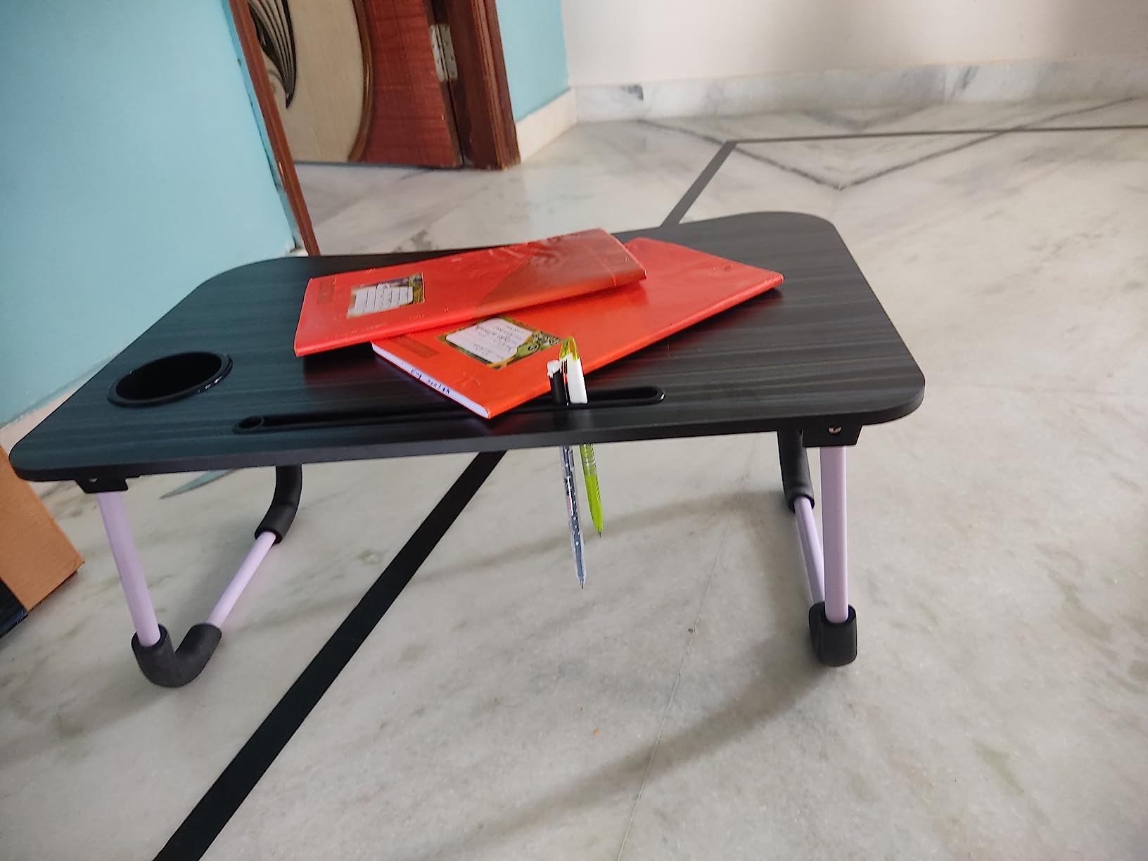 NARE Wood Smart Standard Multi-Purpose Laptop Table With Dock Stand ...