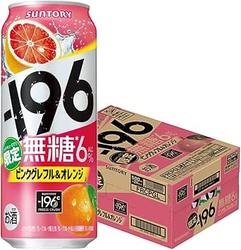 Amazon.co.jp: Suntory -196 Unsweetened Pink Greful & Orange 16.9 fl oz ...