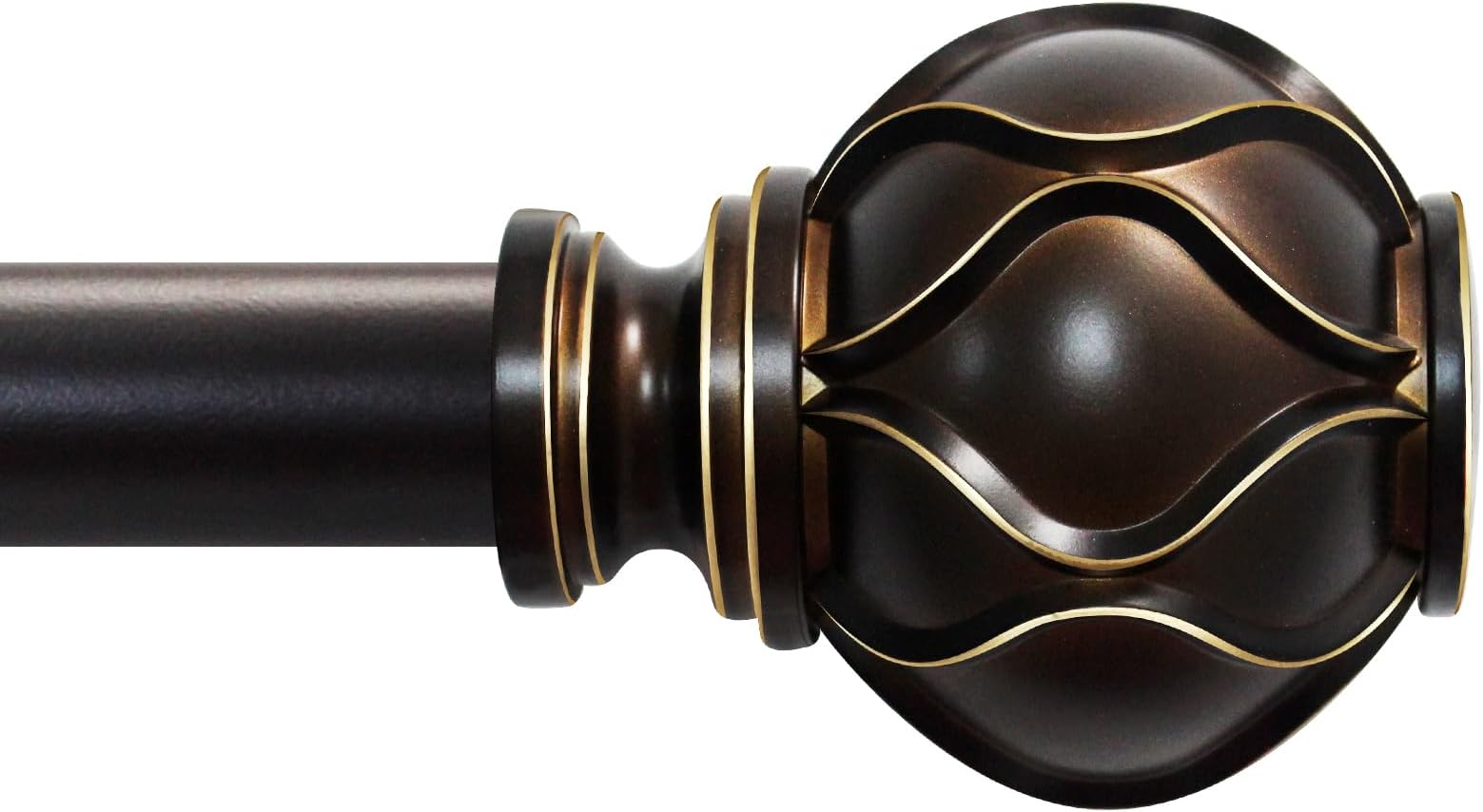 Amazon.com: TANGWIN Bronze Curtain Rods for Windows 48 to 84 Inch(4-7ft ...