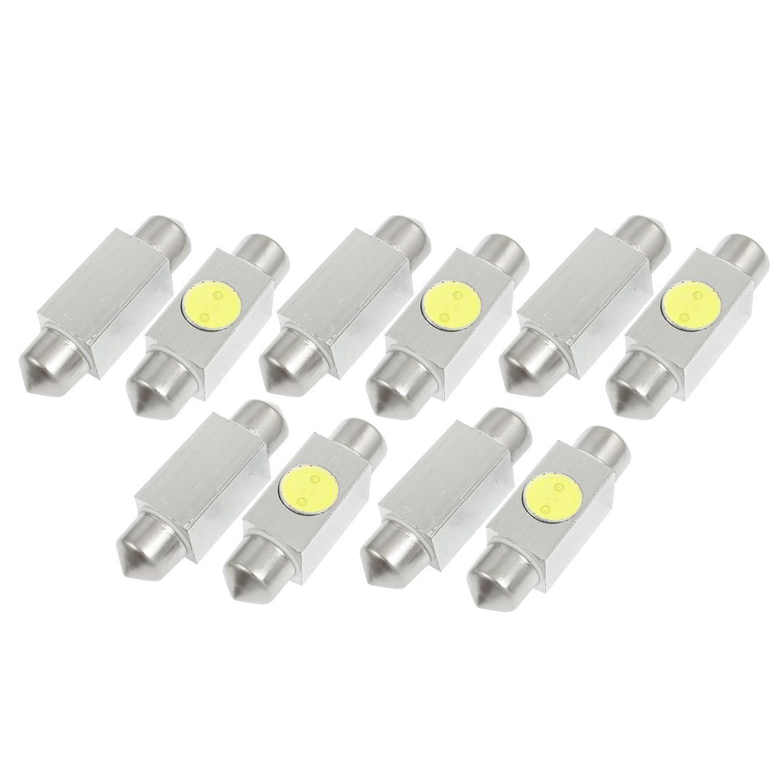 Amazon.com: Qtqgoitem 10 Pcs 0.5W White SMD Festoon LED Light Dome Turn ...