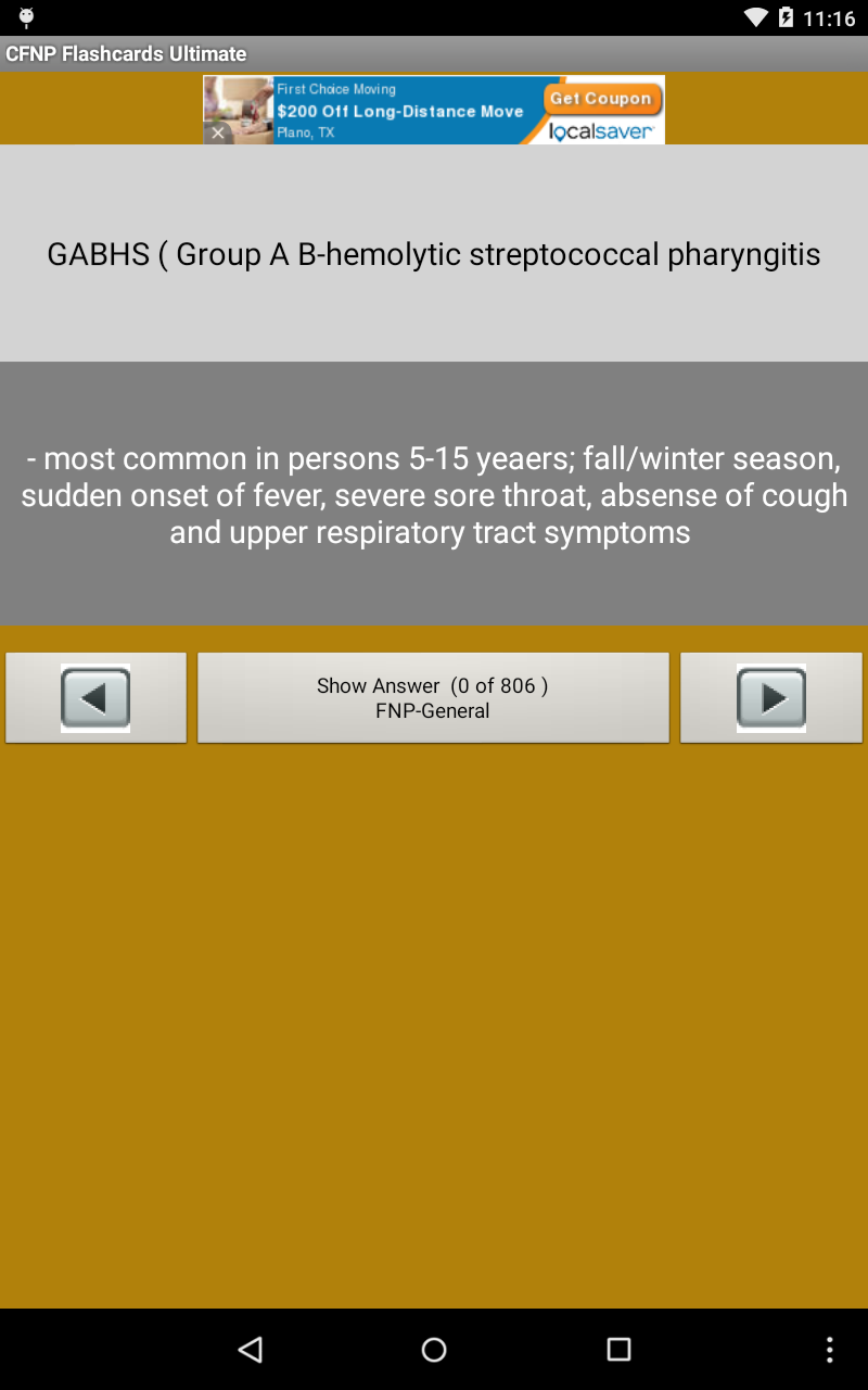 CFNP Flashcards Ultimate - App on Amazon Appstore