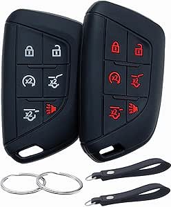 Amazon.com: REPROTECTING Silicone Rubber Key Fob Cover Compatible with ...