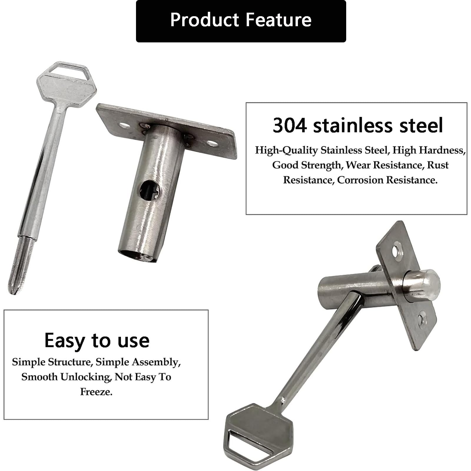 Recogwood Stainless Steel Hidden Manager TubeWell Mortise Fire Door ...