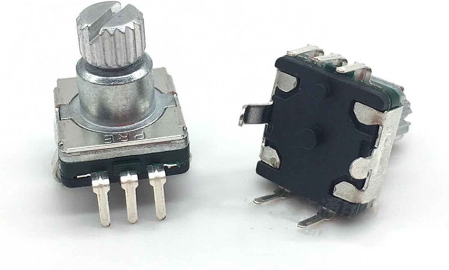 Amazon.com: 5pcs EC11 Rotary Encoder Code Switch 30 Position with Push Button Switch 5pin Plug ...
