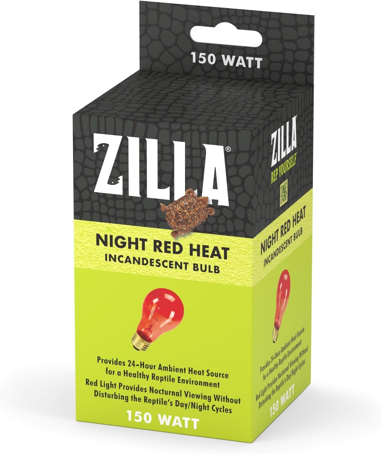 Amazon.com : Zilla Reptile Terrarium Incandescent Heat Bulb, Night Red, 150 Watts : Aquarium ...