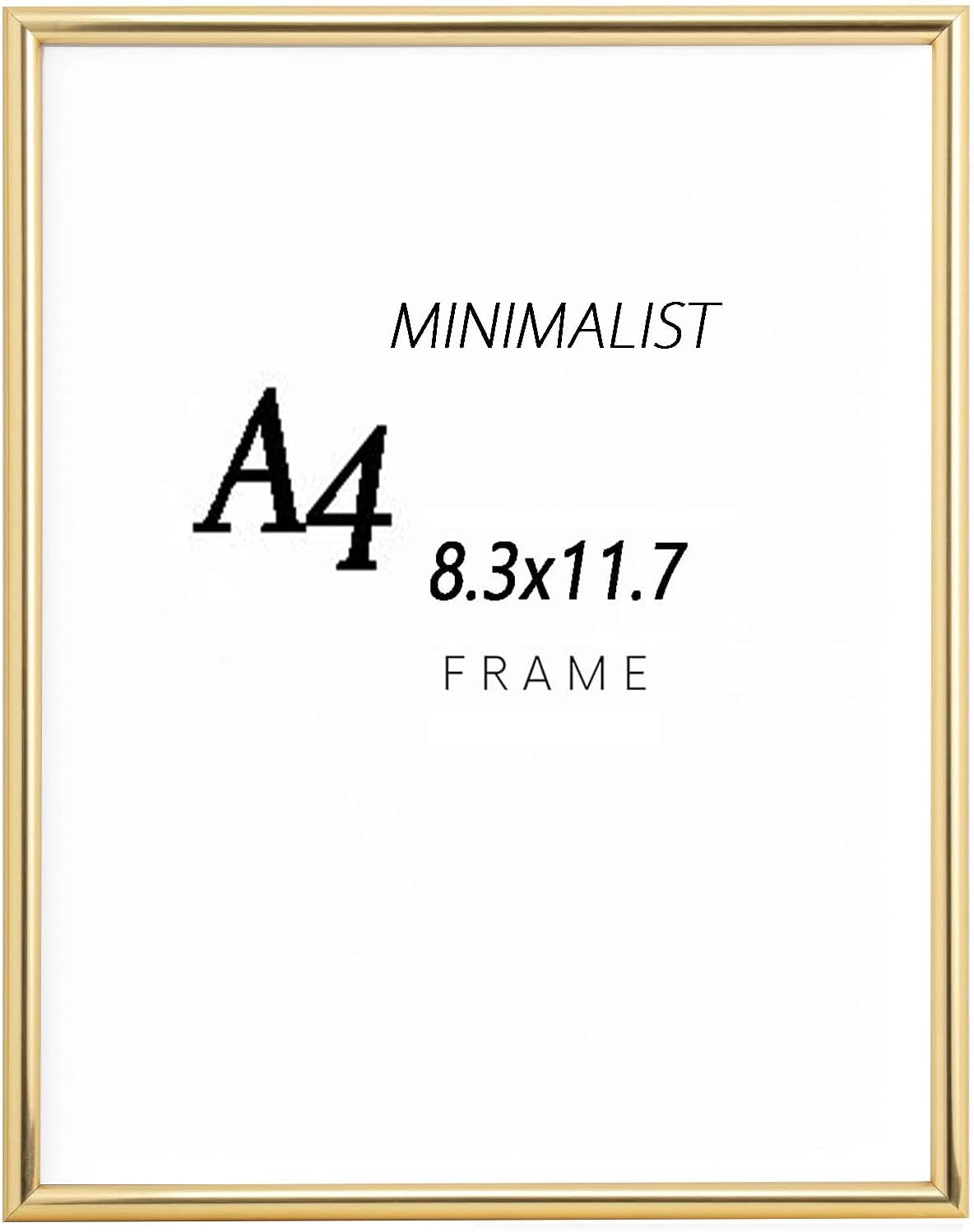 Amazon.com - Moopkey A4 Picture Frame - 8.3x11.7 Gold Display Frame ...