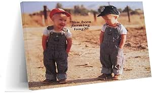 Amazon.com: You Have Been Farming Long Picture Art Poster Children And ...