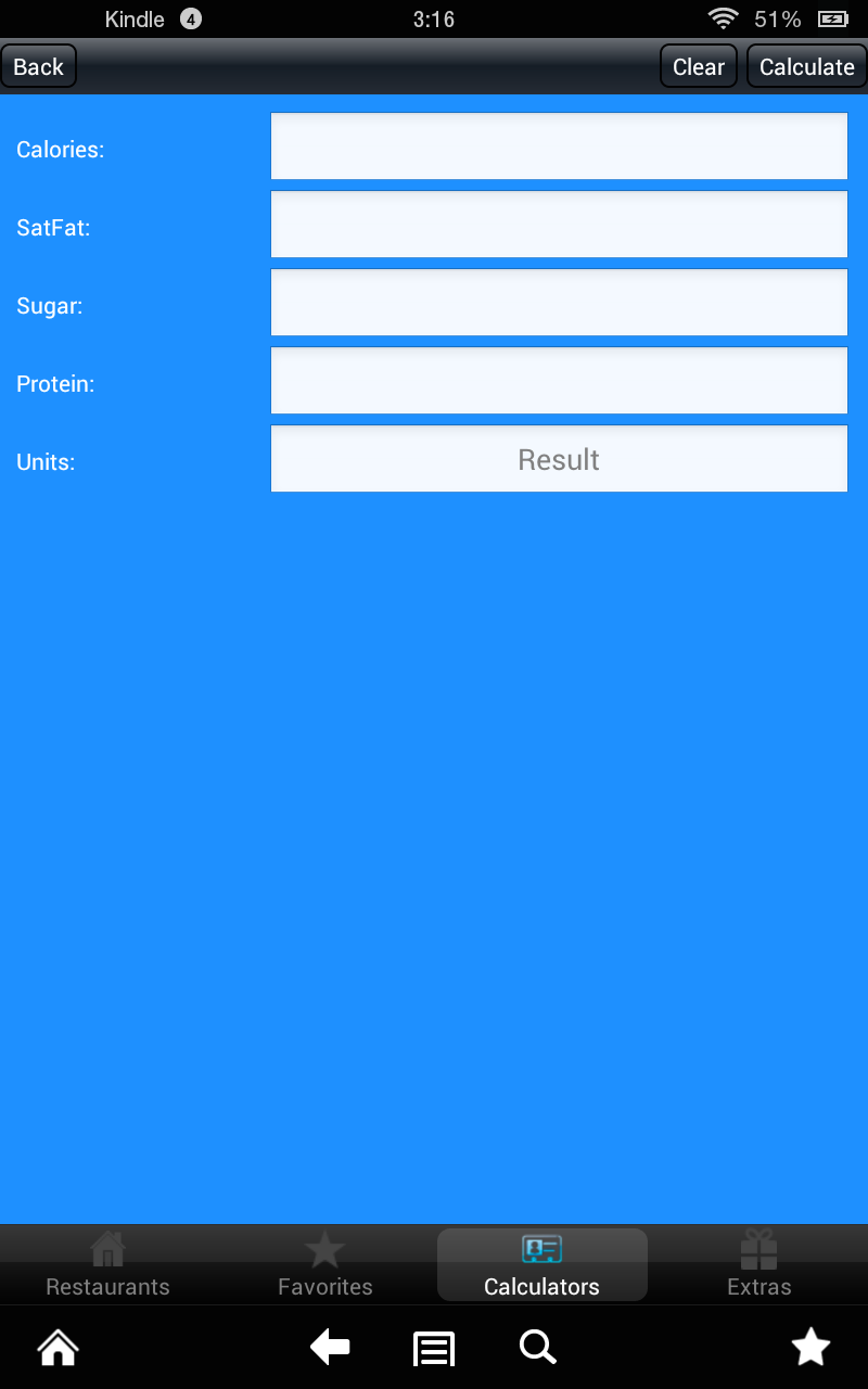 Smart Food Score Calculator with Fast Food Nutrition Guide Mobile App ...