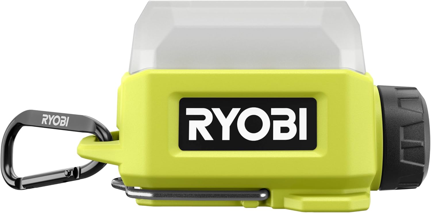 RYOBI RLA4-0 4V USB Lithium Lantern – 3 Intensity: 250/50/15 Lumens ...