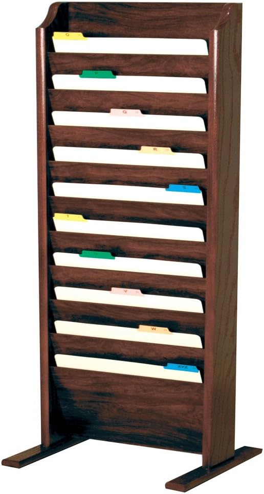 Amazon.com: Wooden Mallet 10-Pocket Free-Standing File Holder, Legal ...