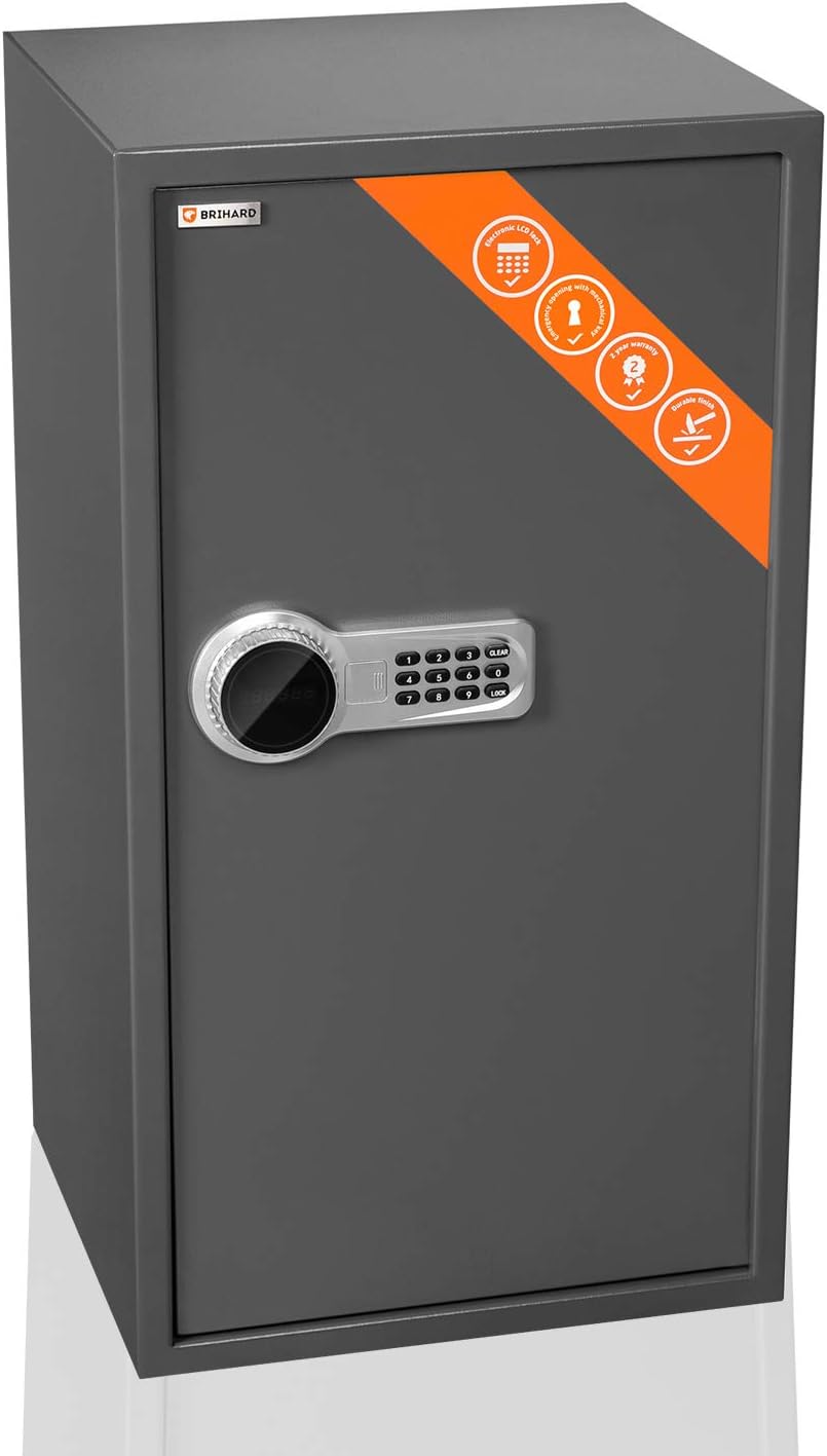 Brihard Business XXL Electronic LCD Safe 73x40x36 cm - Extra Large ...