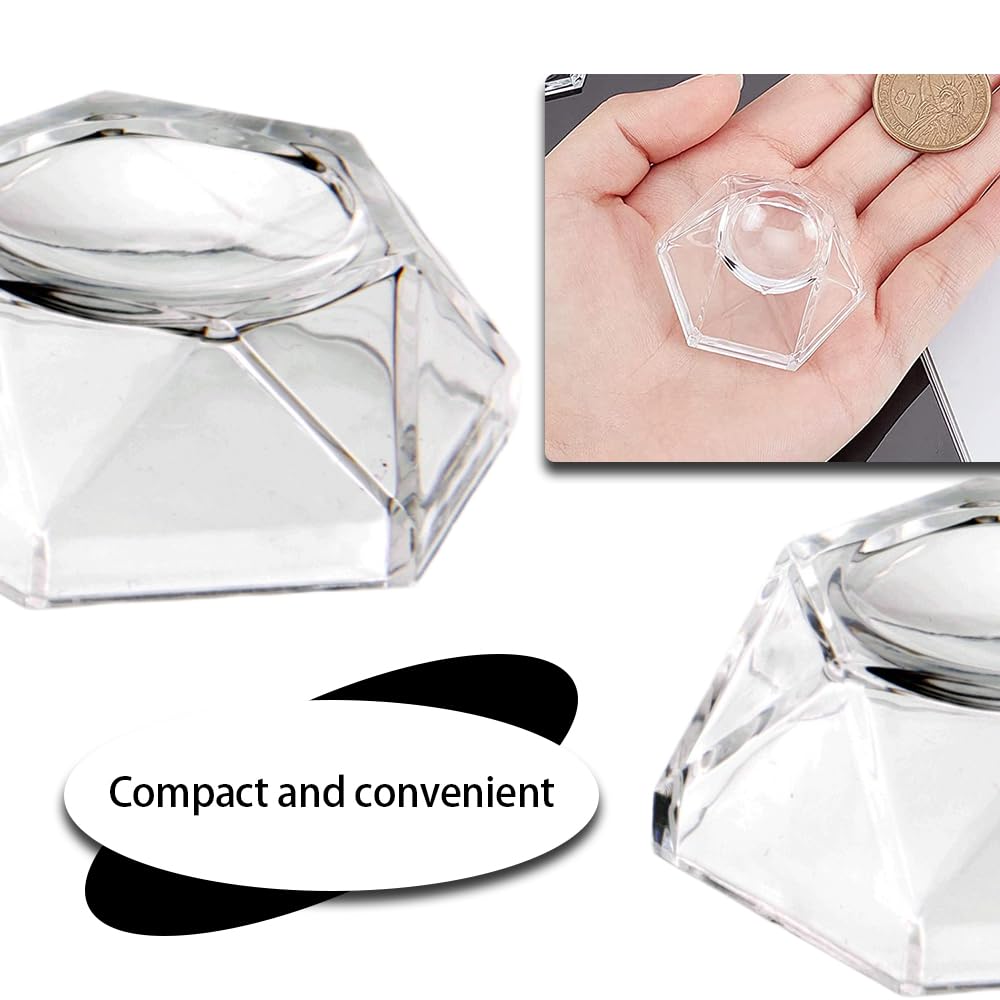 Clear Balls PengLAI Sphere Display Stands,4 Pcs Acrylic Transparent ...