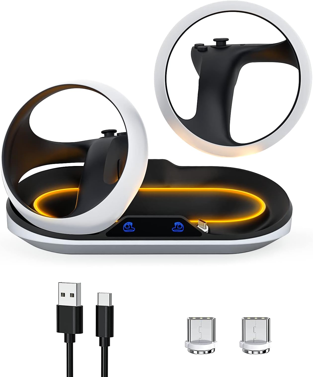 Charging Station for PlayStation VR2 Sense Controller,PSVR2 Charger ...