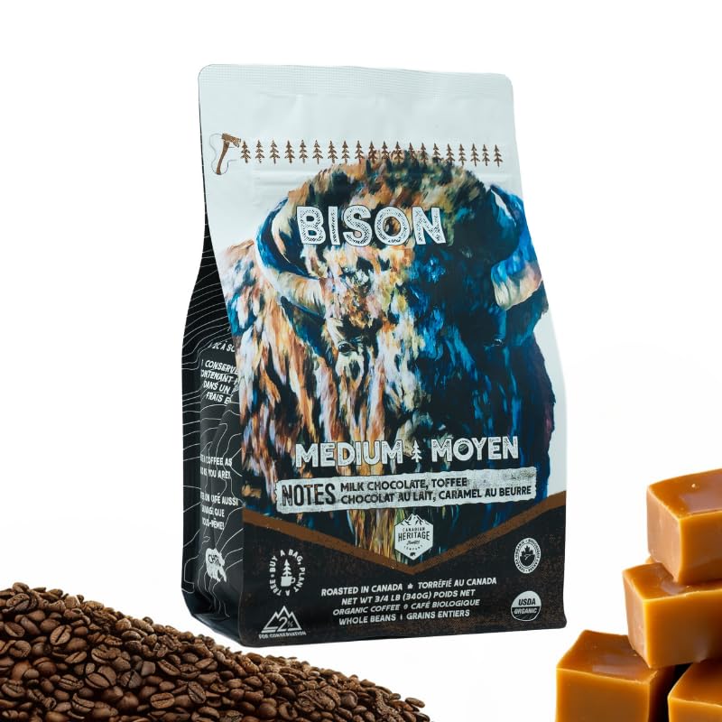 Canadian Heritage Roasting Company Coffee - Bison - Medium Whole Bean ...